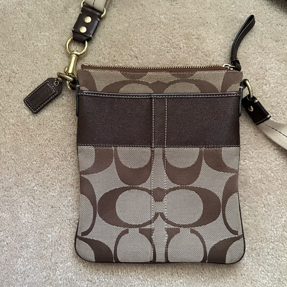 Bags | Coach Monogrammed Crossbody Purse | Poshmark